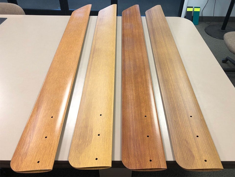 Wood Grain Powder Coating